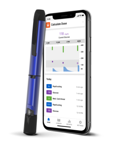 Smart insulin pens connect to a mobile app to provide dosing ...