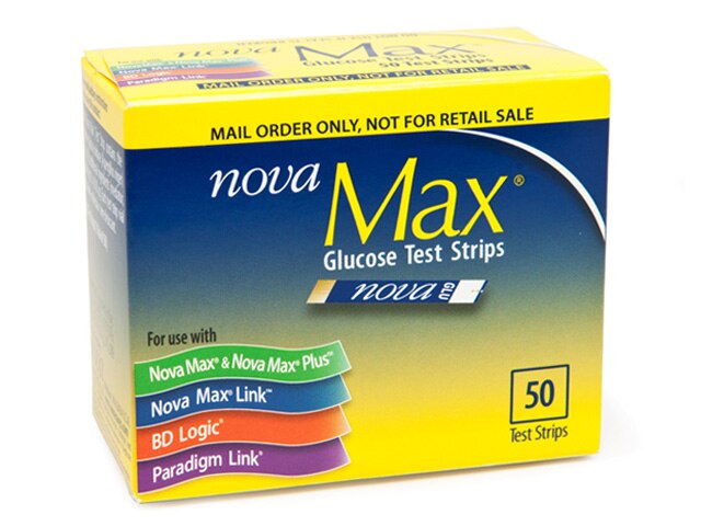 Nova Max® Test Strips (50/box) | Diabetes Shop